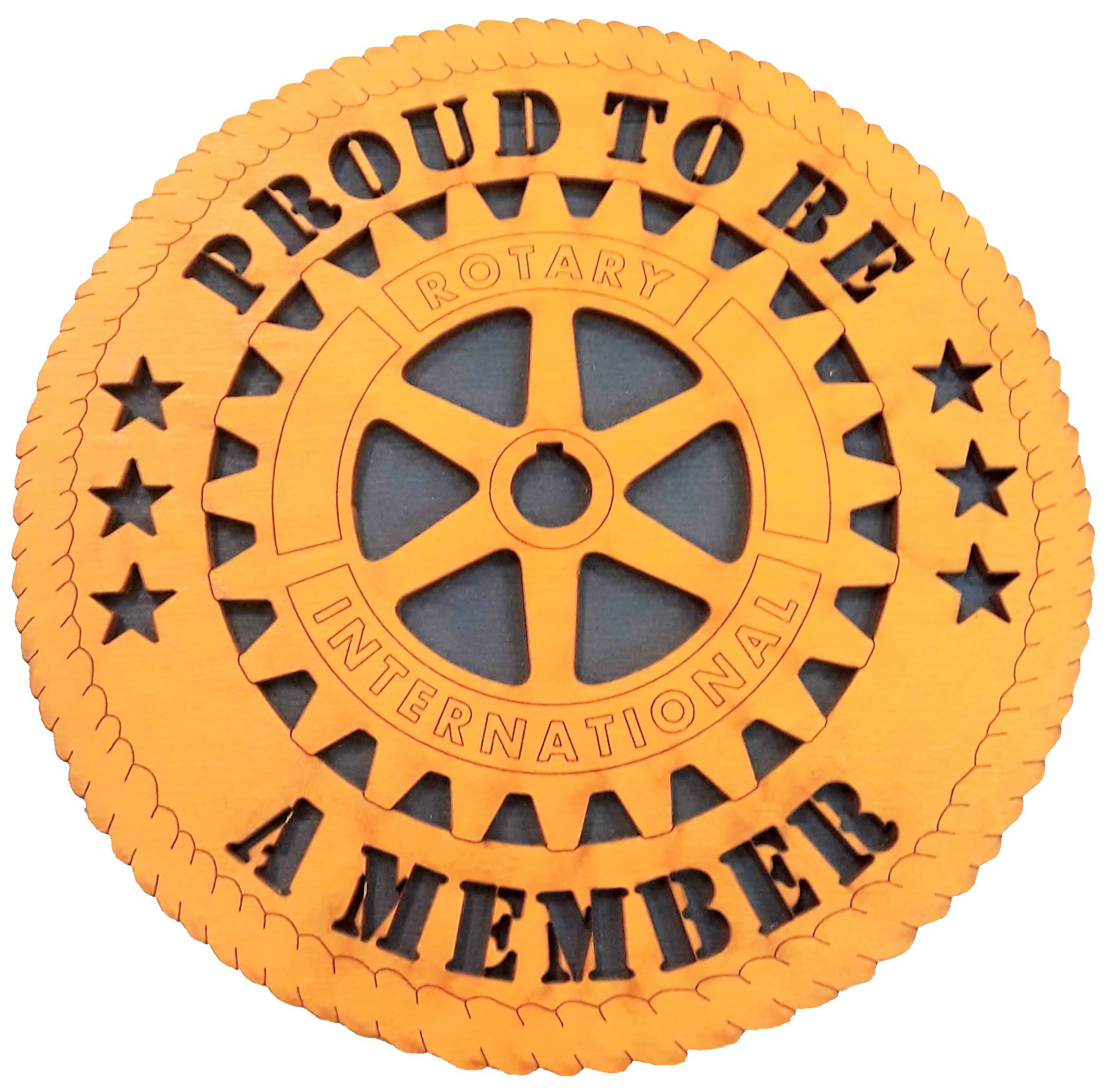 Wood Art USA Rotary International Desk Plaque | Wayfair