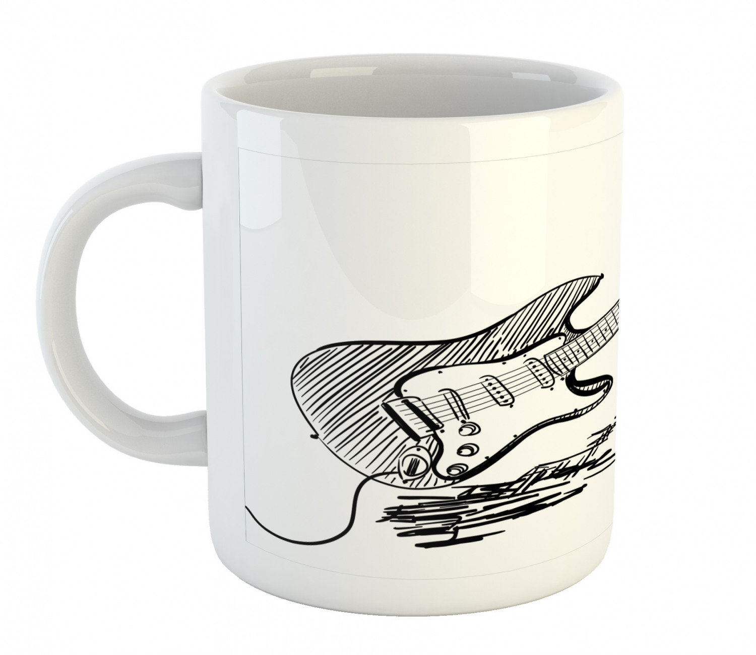 East Urban Home Guitar Coffee Mug | Wayfair
