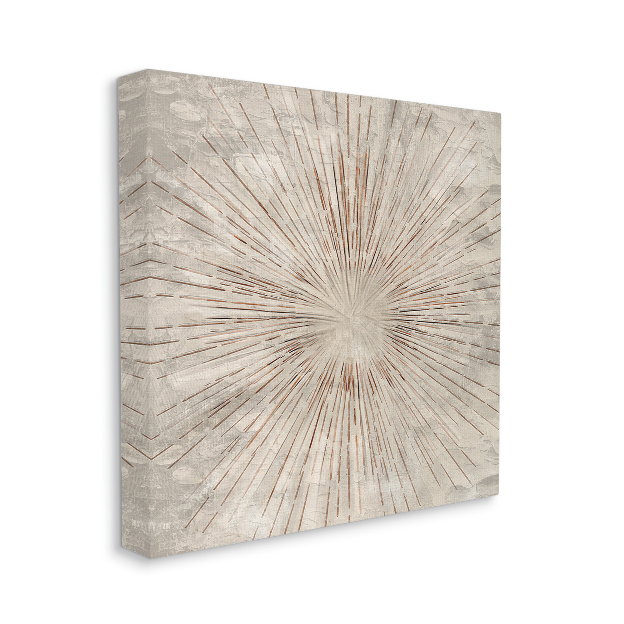 Wrought Studio™ Burst Of Brown Pattern On Canvas by Kim Allen Graphic ...