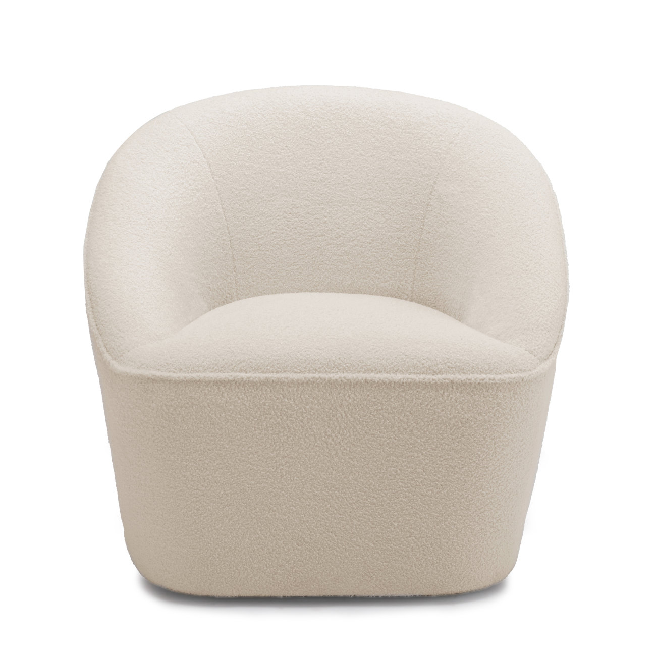 Ivy Bronx Anson Boucle Swivel Chair | Wayfair
