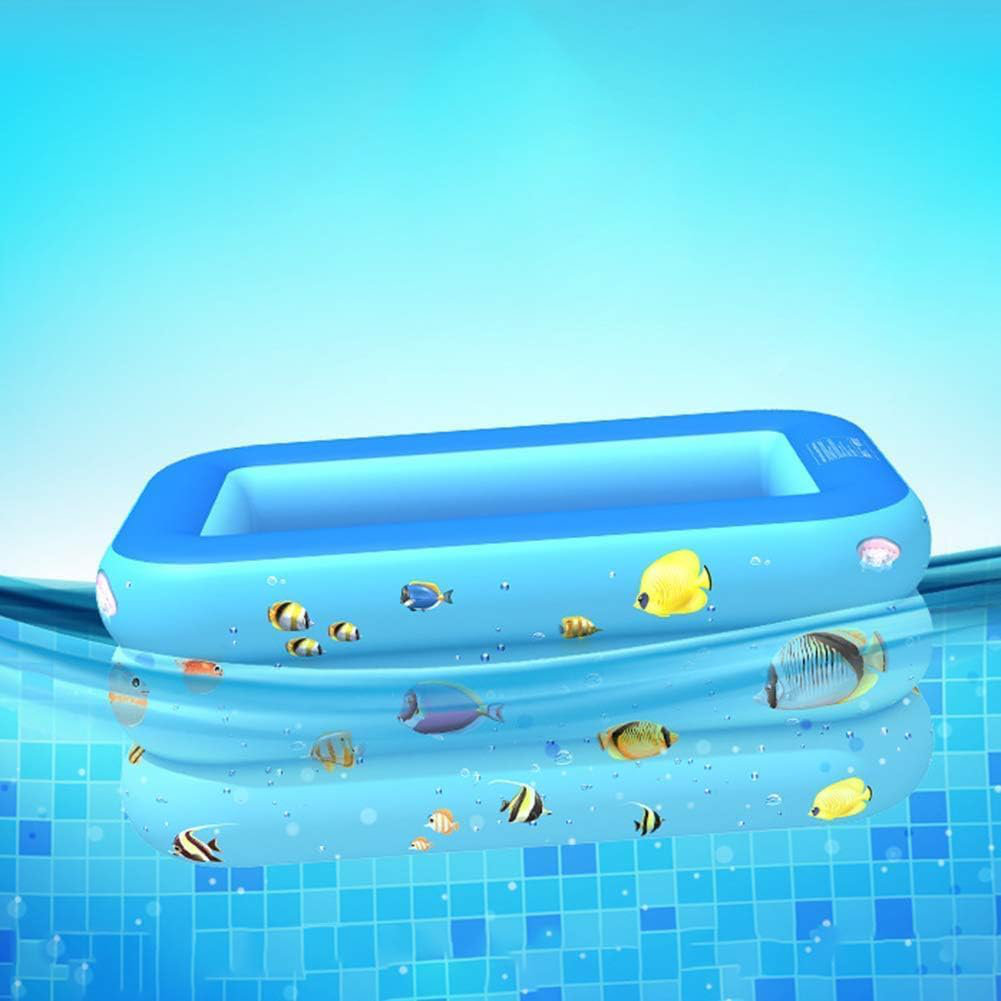 LinsCraft Inflatable Rectangle Swimming Pool For Kids And Adults ...