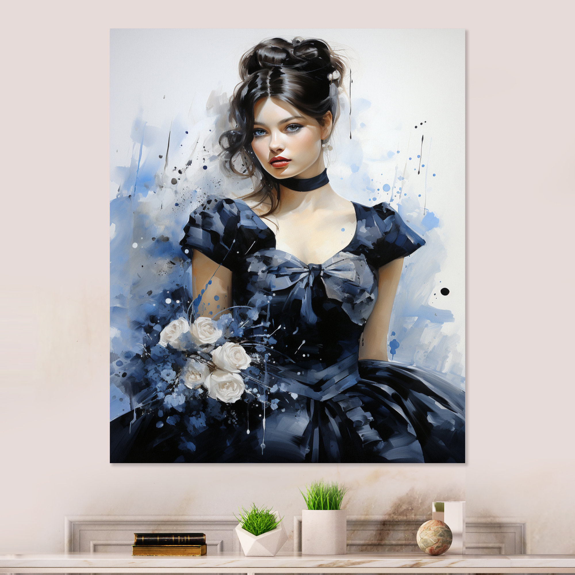 Red Barrel Studio Fashion Beautiful Woman Delight - Fashion Metal Wall ...