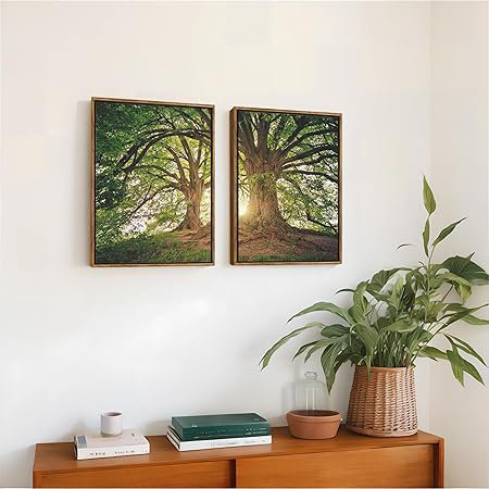 Millwood Pines Green Tree Nature Landscape Frame Wall Art Perfect Big ...