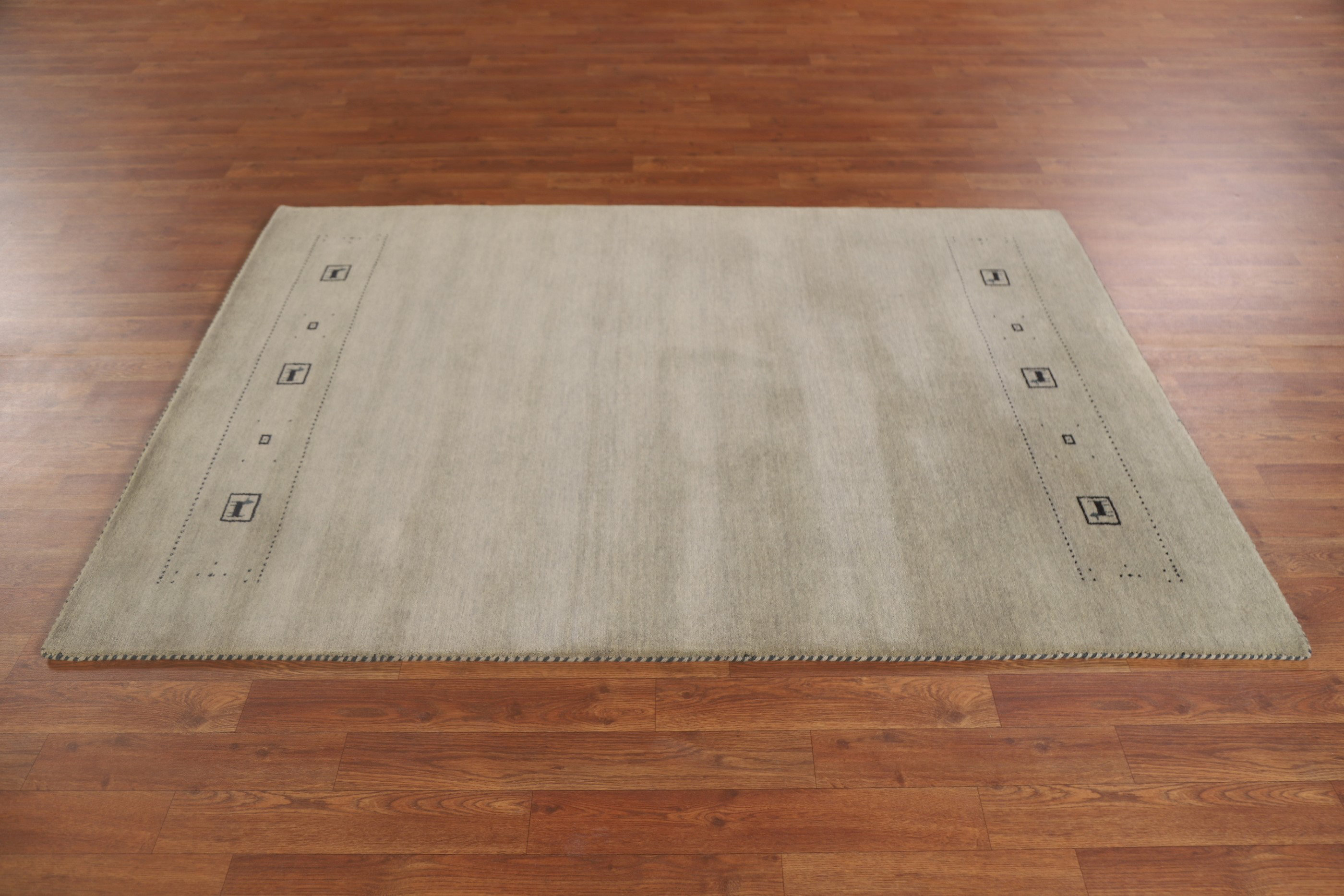 Isabelline Handmade Gabbeh Oriental Area Rug 4x6 | Wayfair