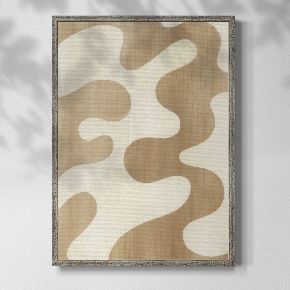 Wrought Studio™ Sienna Ripples II Framed Print - Solid Wood | Wayfair