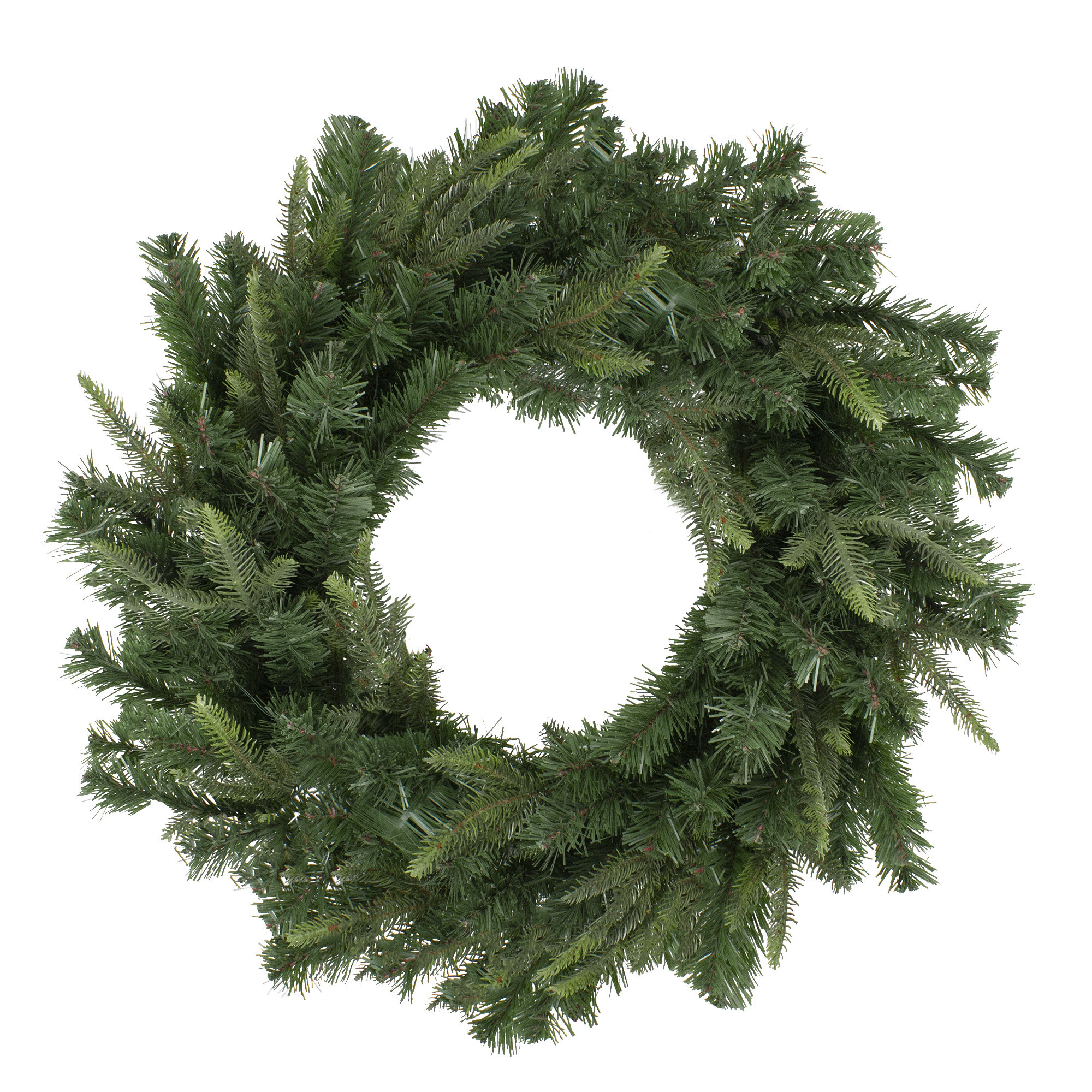 Northlight Seasonal Roosevelt Fir Artificial Christmas Wreath - 24-Inch ...