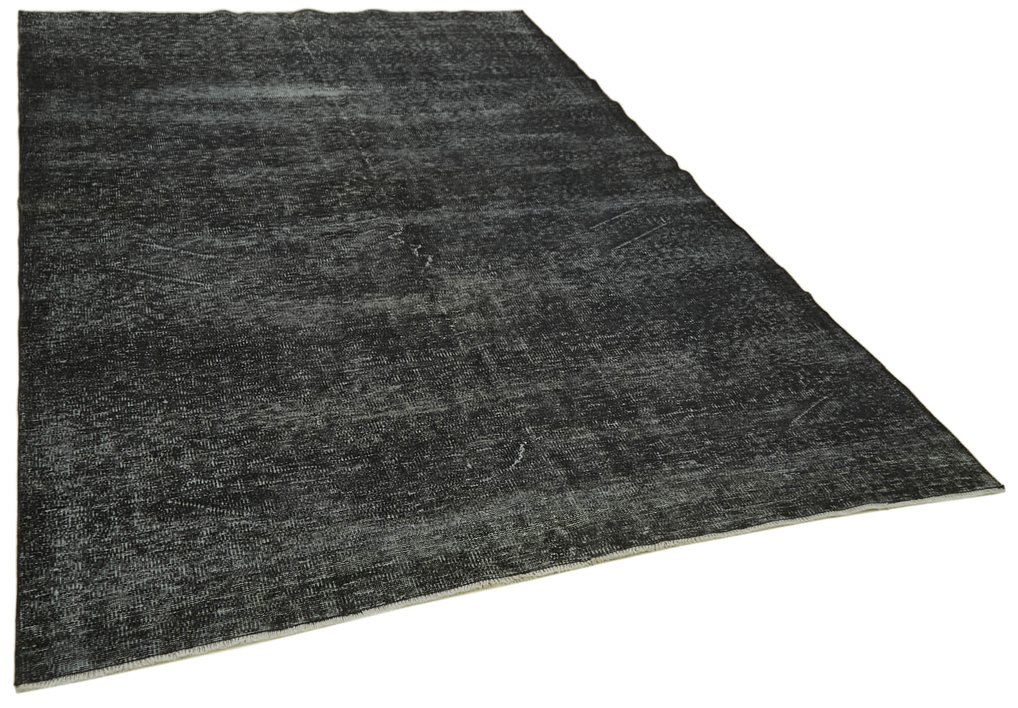 Williston Forge Hui Black Vintage Wool Handmade Area Rug | Wayfair