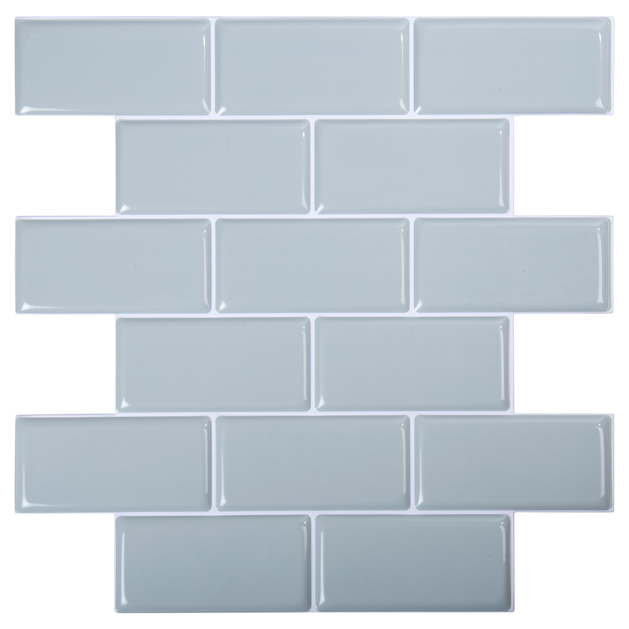 Truu Design 12" x 12" PVC Peel & Stick Mosaic Tile & Reviews | Wayfair
