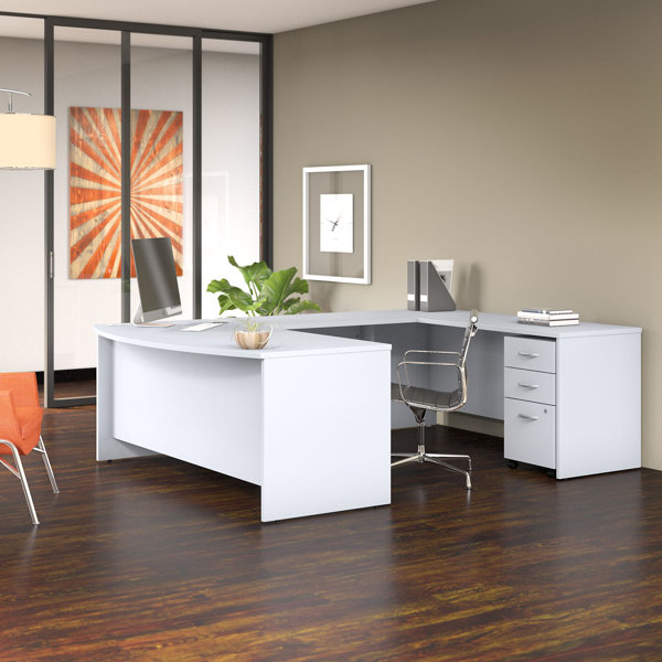 Bush Business Furniture Studio C U-Shaped Computer Desk Office Set ...