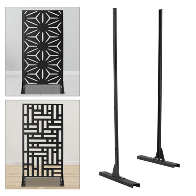 FRONG 74.8'' H Privacy Screen Bracket (Privacy Screen Panels Not ...