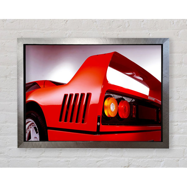 Bright Star Ferrari F40 Spoiler - Single Picture Frame Print | Wayfair ...