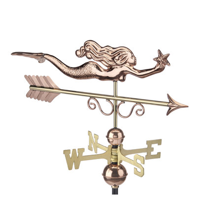 Dovecove 28'' H Metal Nautical & Beach Weathervane & Reviews | Wayfair