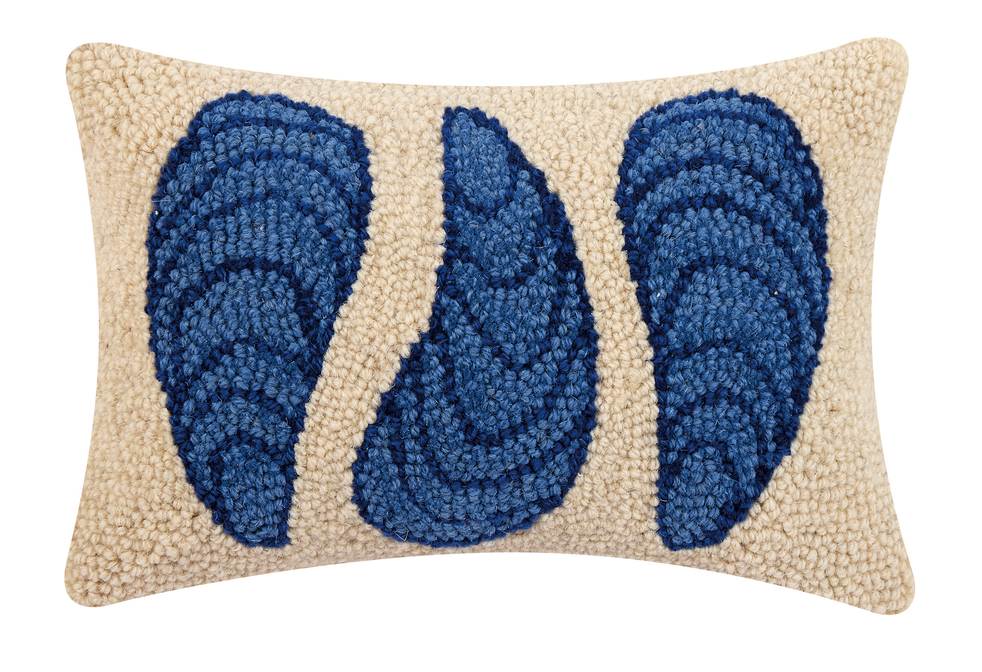 Kate Nelligan Coastal Wool Hook Rectangular Pillow Cover & Insert | Wayfair