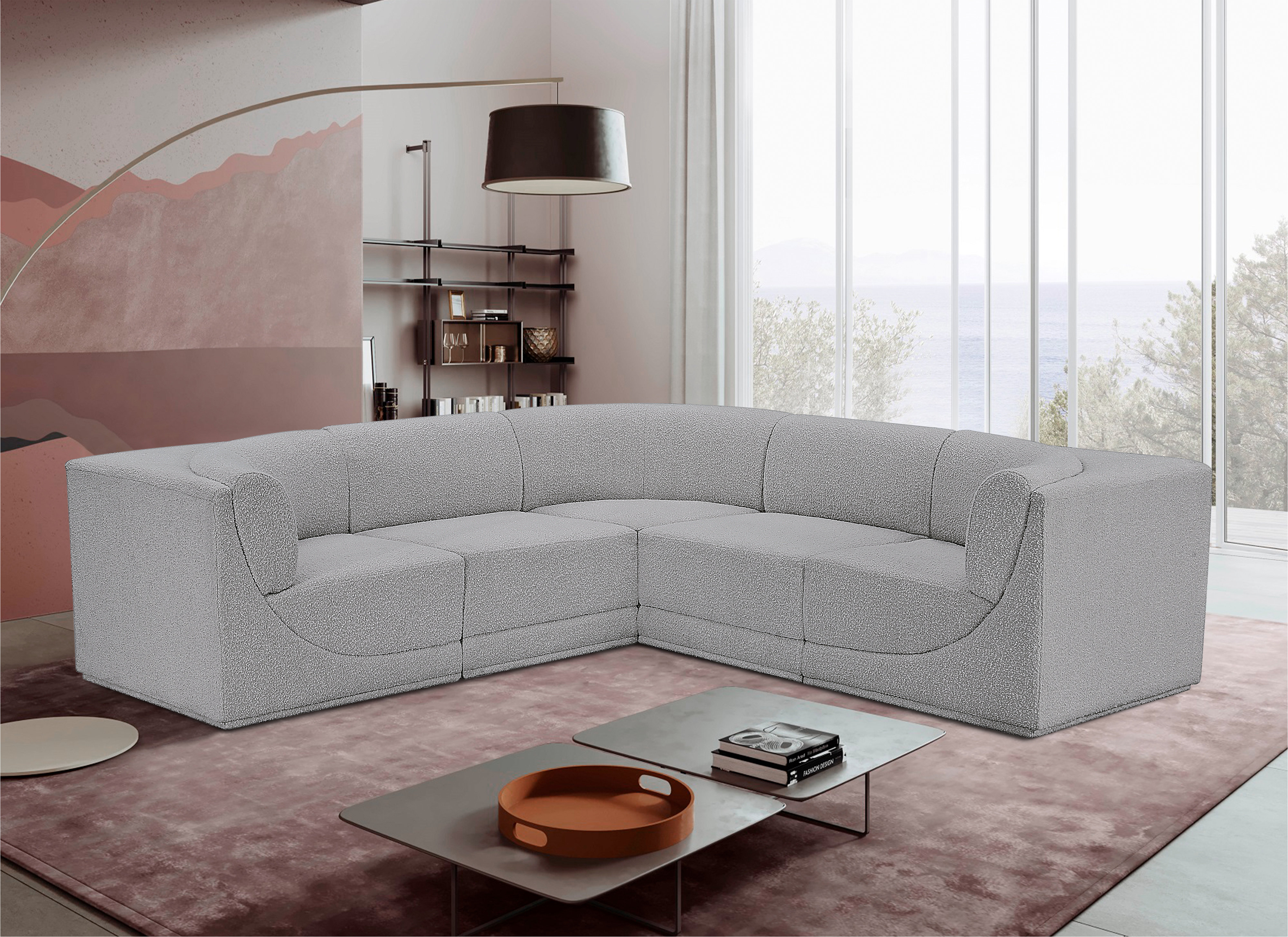 Wrought Studio Izick 5 - Piece Upholstered Sectional - Wayfair Canada