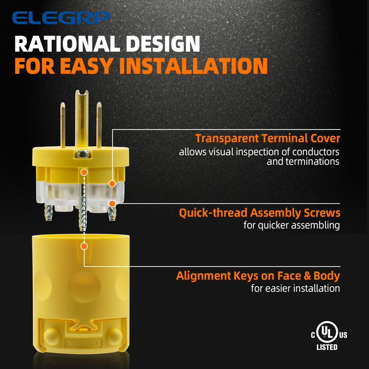 ELEGRP 15 Amps Tamper Resistant Socket | Wayfair