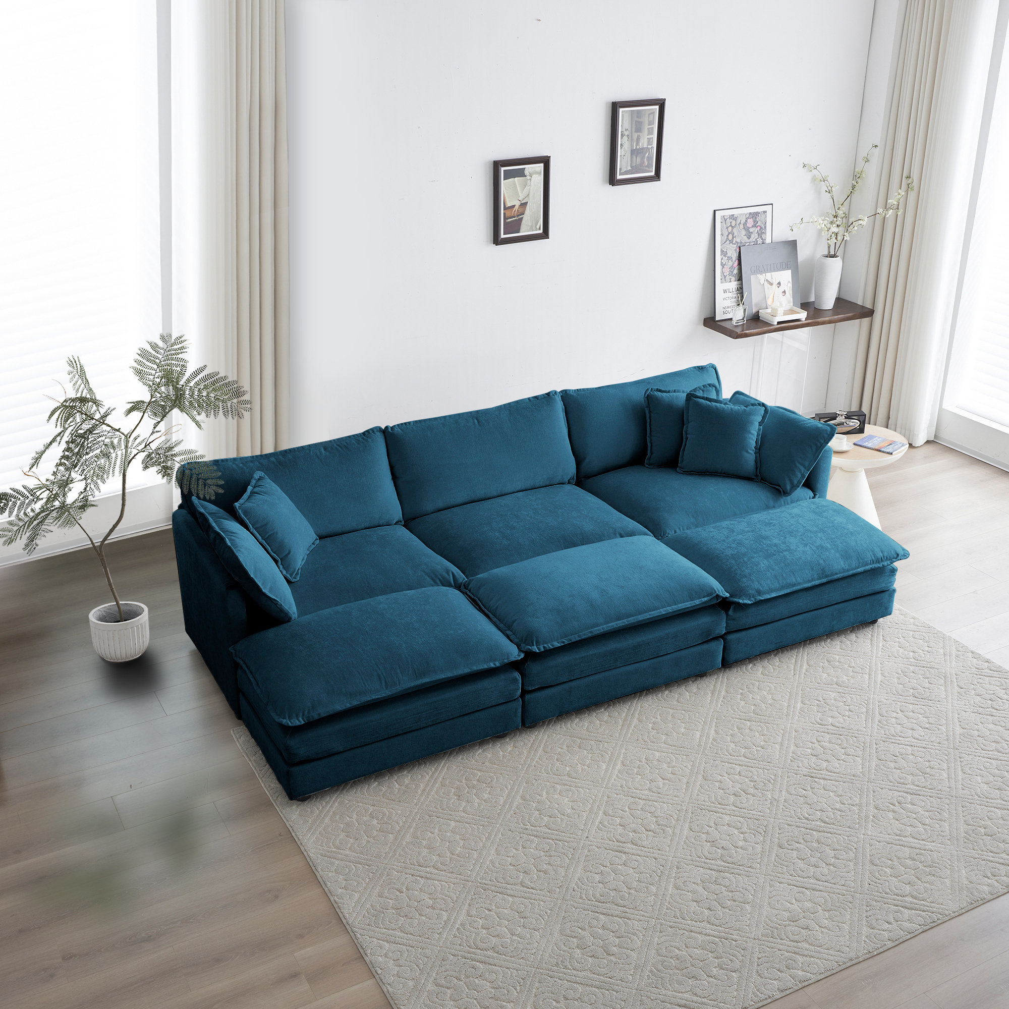 Latitude Run® Swinney 111.42" Upholstered Sofa | Wayfair