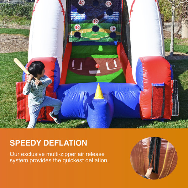 JumpOrange Baseball Target Game Inflatable for Kids and Adults (with ...