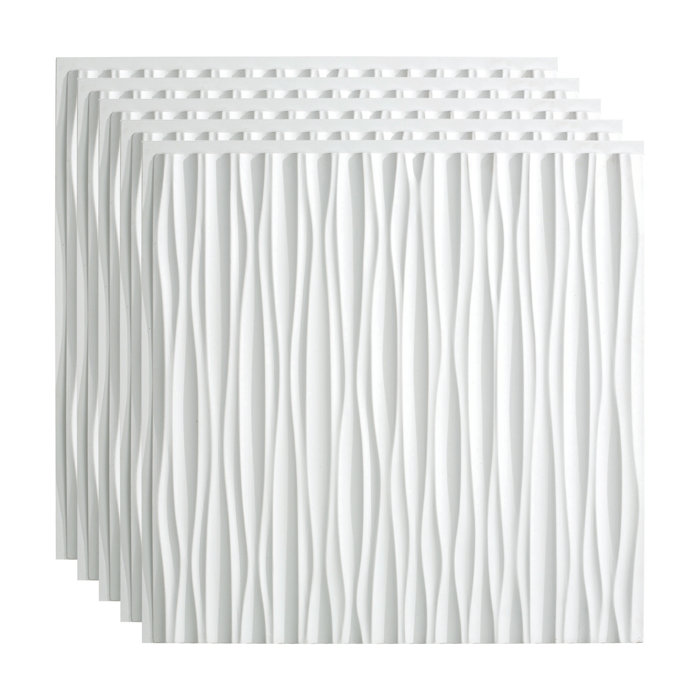 Fasade 23'' L x 23'' W Glue Up Ceiling Tile | Wayfair