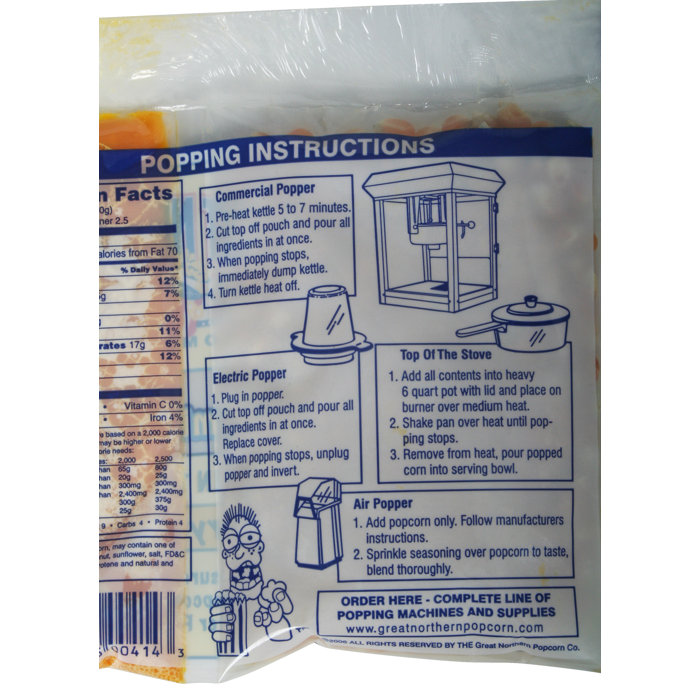 Great Northern Popcorn Popcorn Portion Pack & Reviews | Wayfair