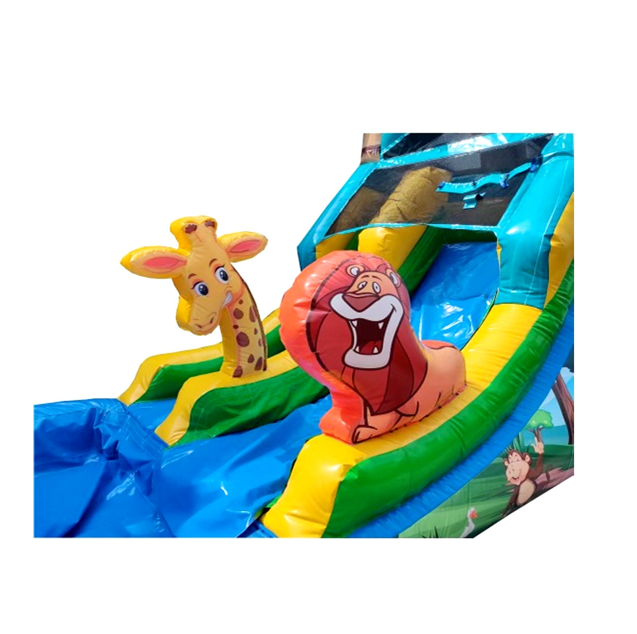 Jingo Jump 9' x 20' Inflatable Slide with Air Blower | Wayfair