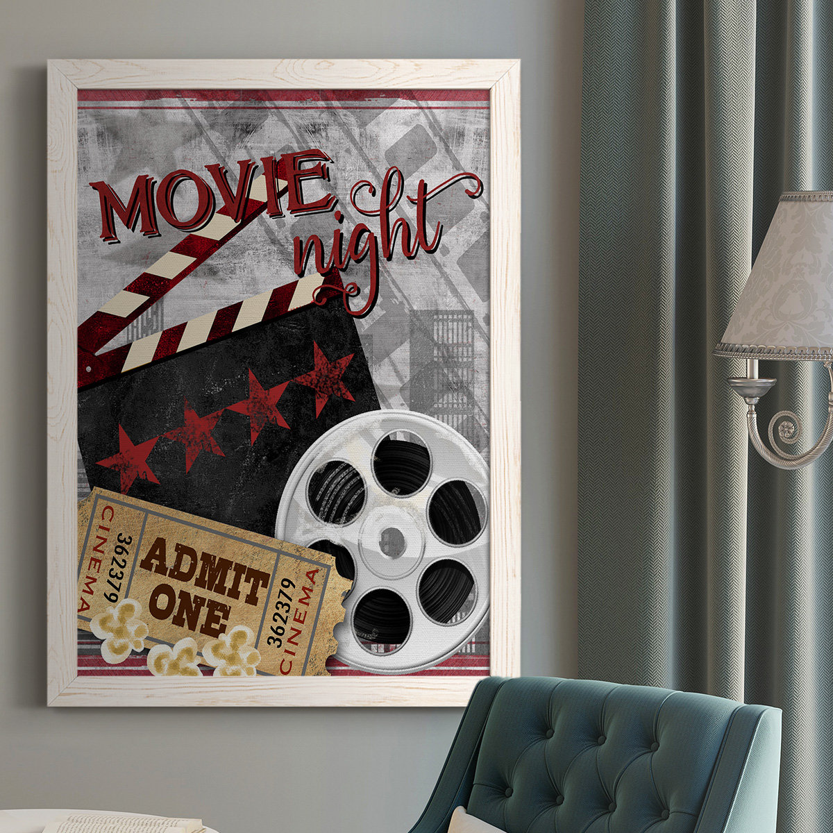 Trinx Cotswald Movie Night II Framed On Canvas Print - Wayfair Canada