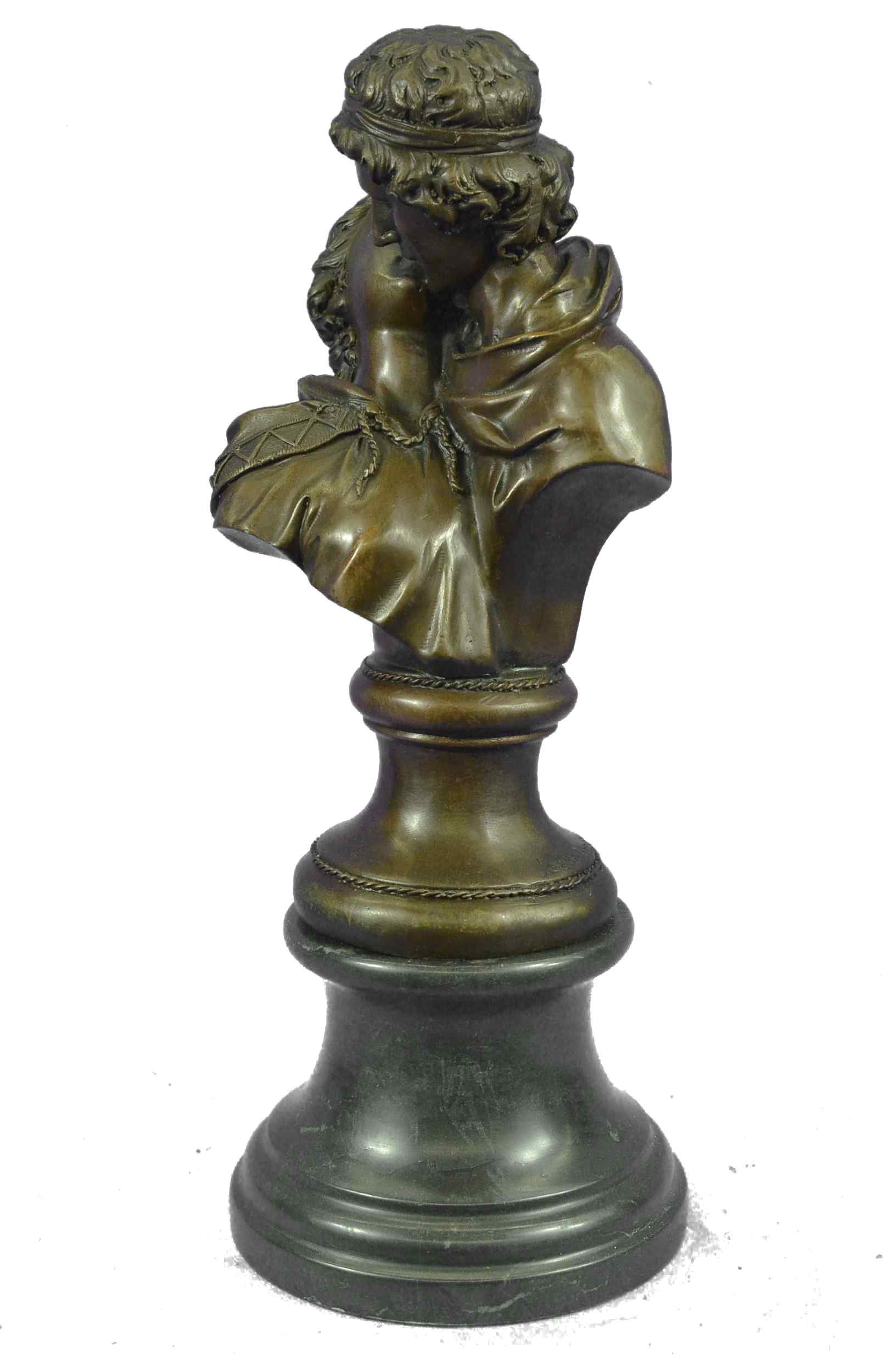 Red Barrel Studio® Secoya Handmade Art Nouveau Couple Kissing Bronze ...