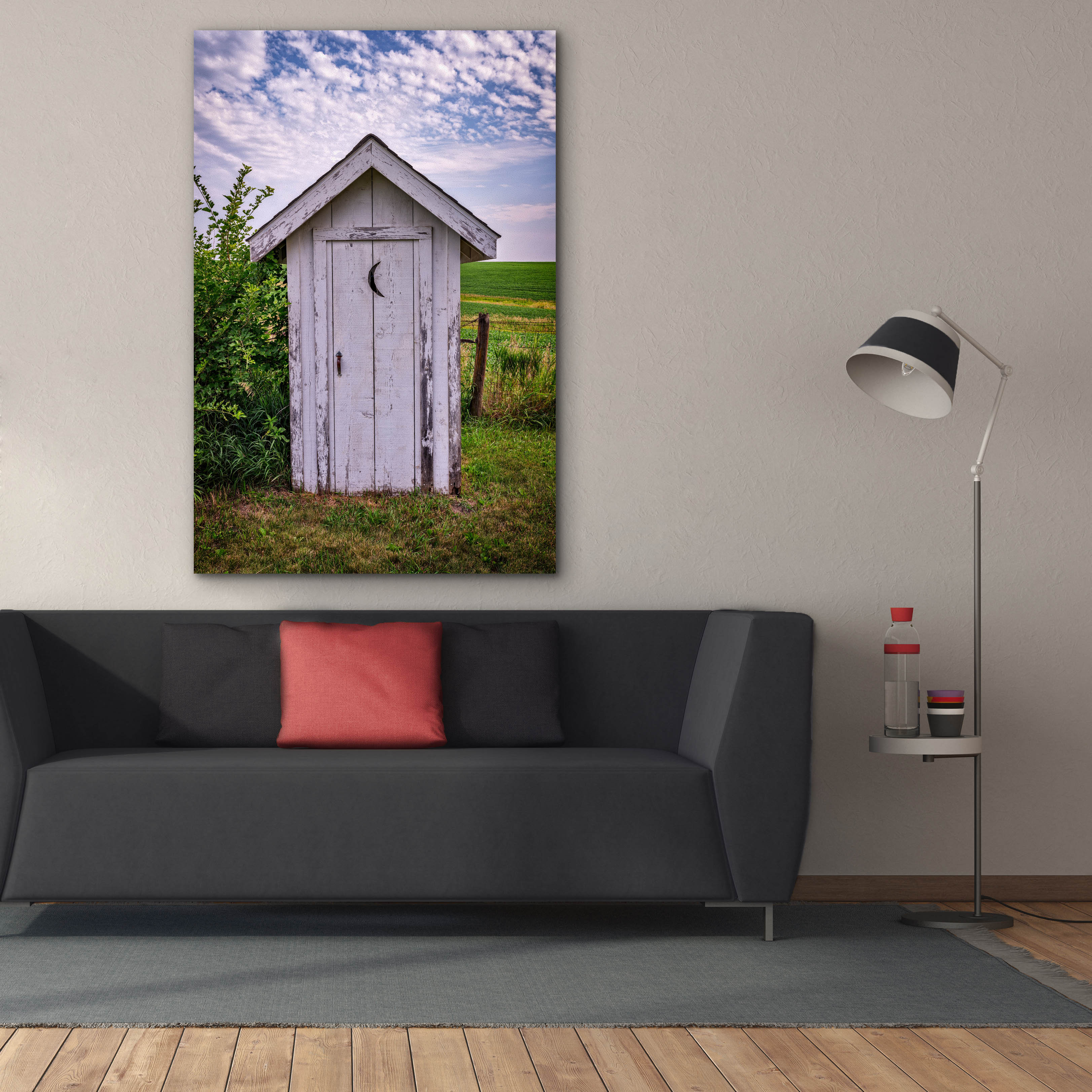 Epic Graffiti 'The Outhouse' by Rick Berk Canvas Wall Art, 40" x 60 ...