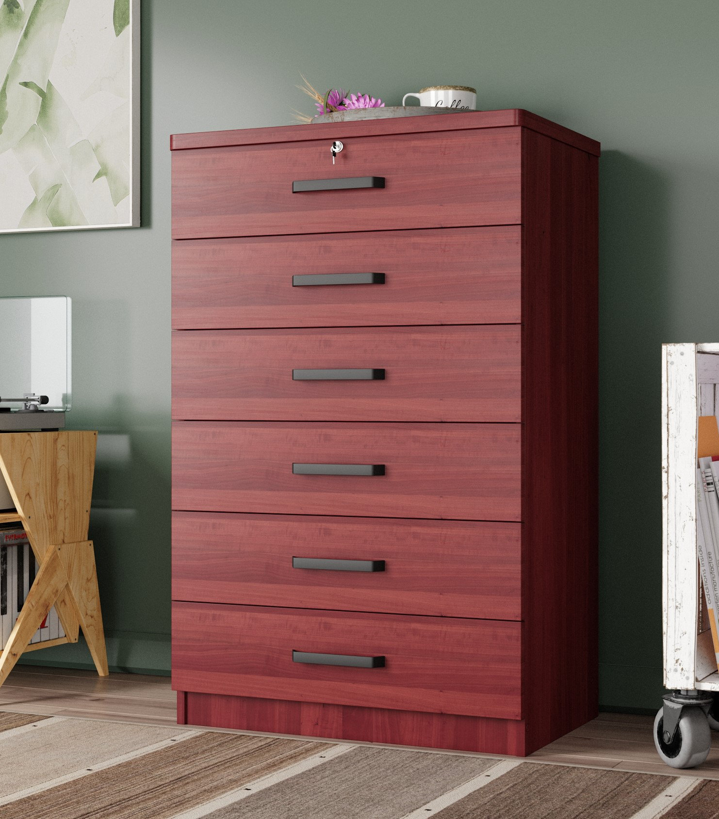 Latitude Run® Neko Largest 6 Drawers Chest & Reviews - Wayfair Canada