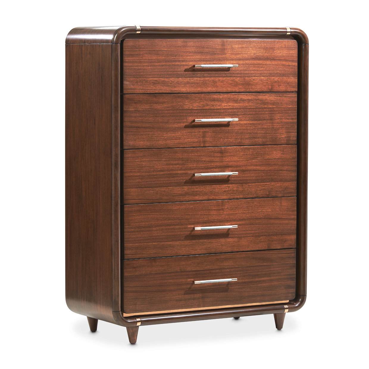 Michael Amini Mason Park 5-Drawer Gentlemen's Chest - Umber | Wayfair