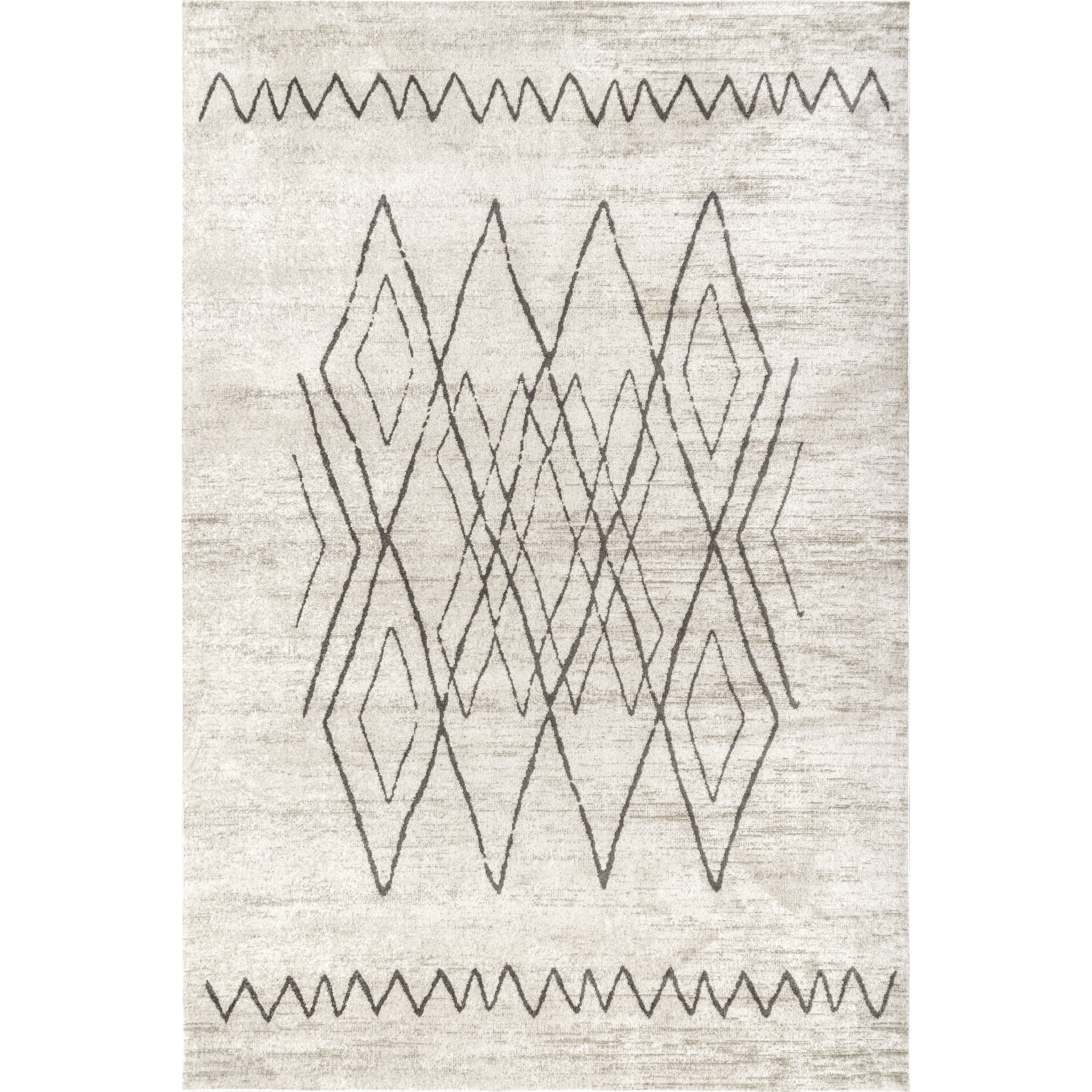 Steelside™ Copenhagan Trellis Machine Washable Area Rug for Living Room ...