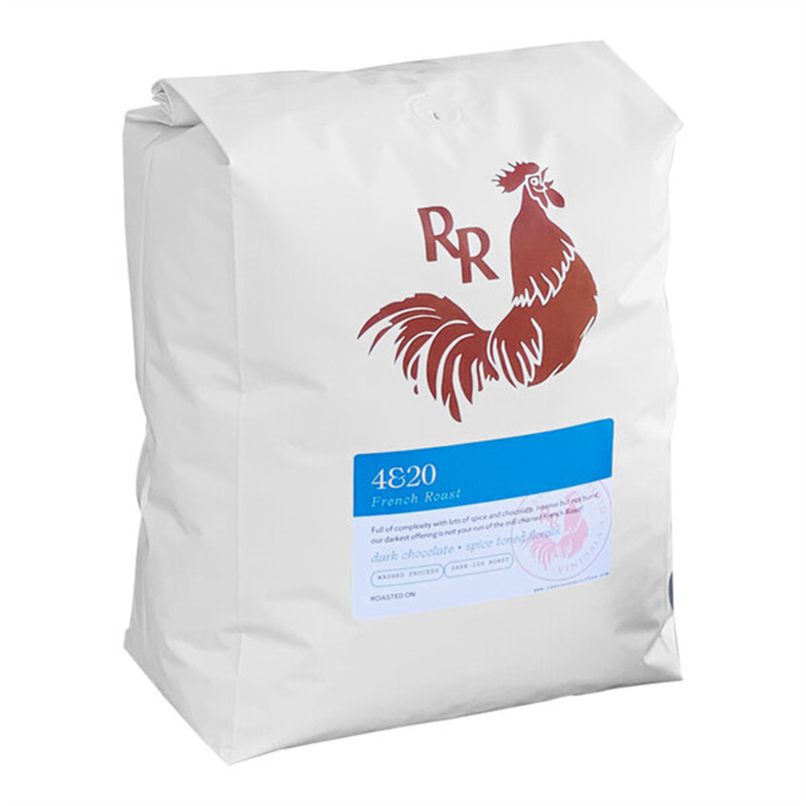 FixtureDisplays Red Rooster Organic 4&20 French Roast Whole Bean Coffee ...