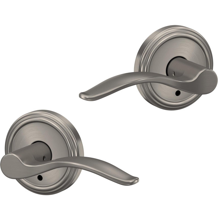 Schlage Pennant / Indy Double Dummy - Satin Nickel | Wayfair