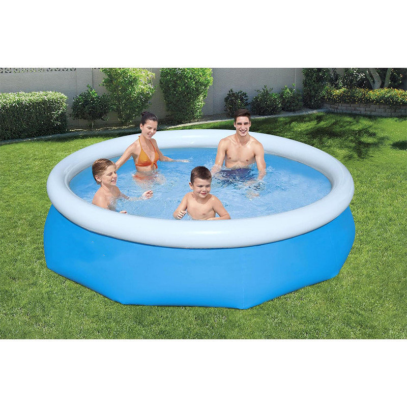 HIGEMZ 2.5 ft x 10 ft Plastic Inflatable Pool | Wayfair