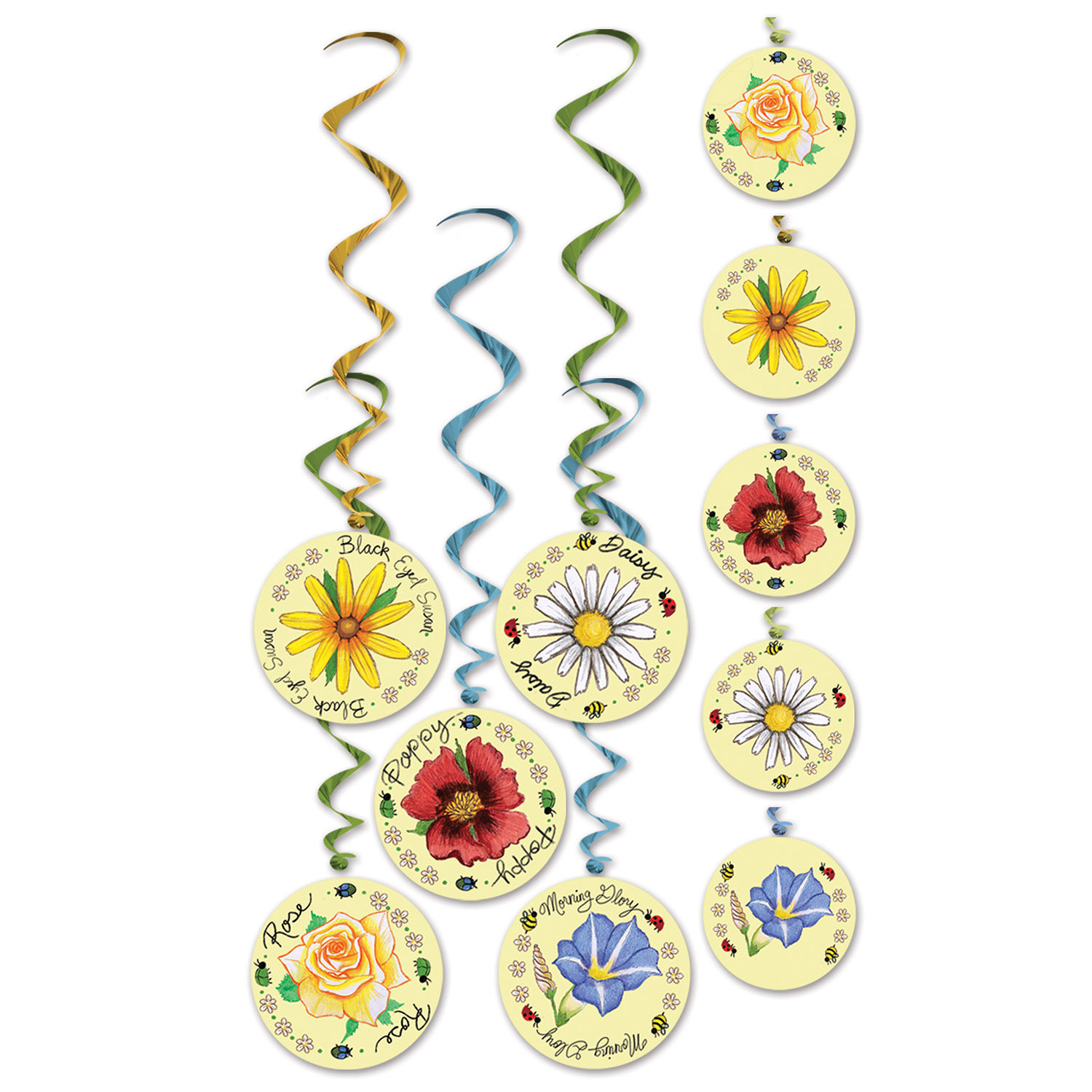 The Party Aisle™ Flower Whirl Set | Wayfair