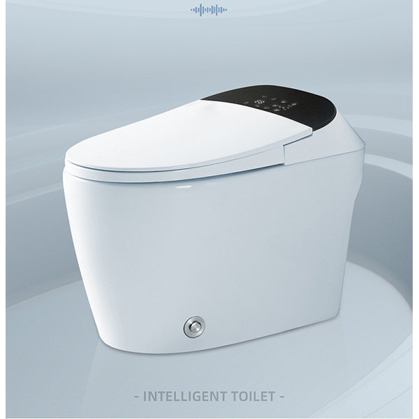 WFSHOP Smart Bidet Toilet, Auto-Flush, Temperature-Controlled Heated ...