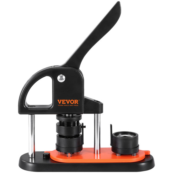 VEVOR Button Maker Machine Pin Badge Maker 1.25" 500 Button Parts and ...