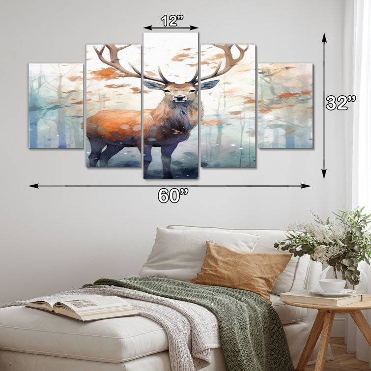 Millwood Pines Rustic Animals Wall Decor on Metal | Wayfair