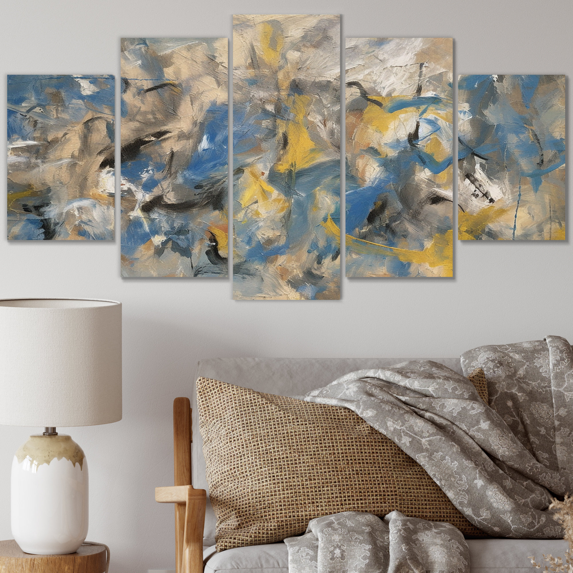 Ivy Bronx Southern Sunrise Abstract Expressionism V - Abstract Collages ...