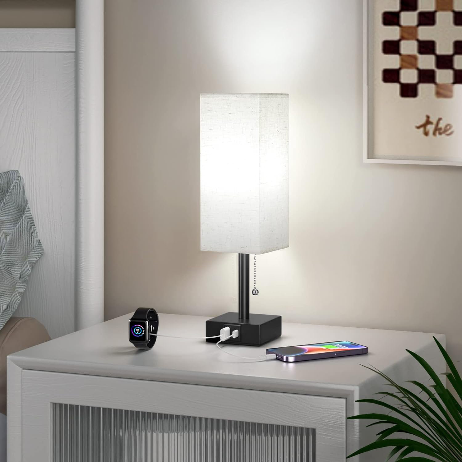 Ebern Designs Metal USB Table Lamp | Wayfair