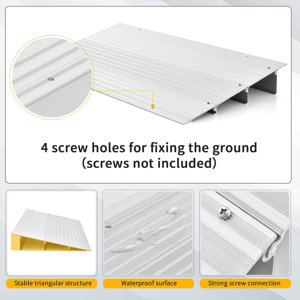 Gymax Metal Threshold Ramp | Wayfair