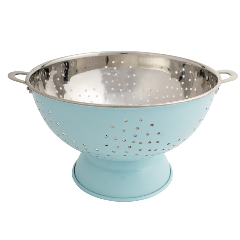 NU Steel Stainless Steel 3 Quart Colander & Reviews | Wayfair