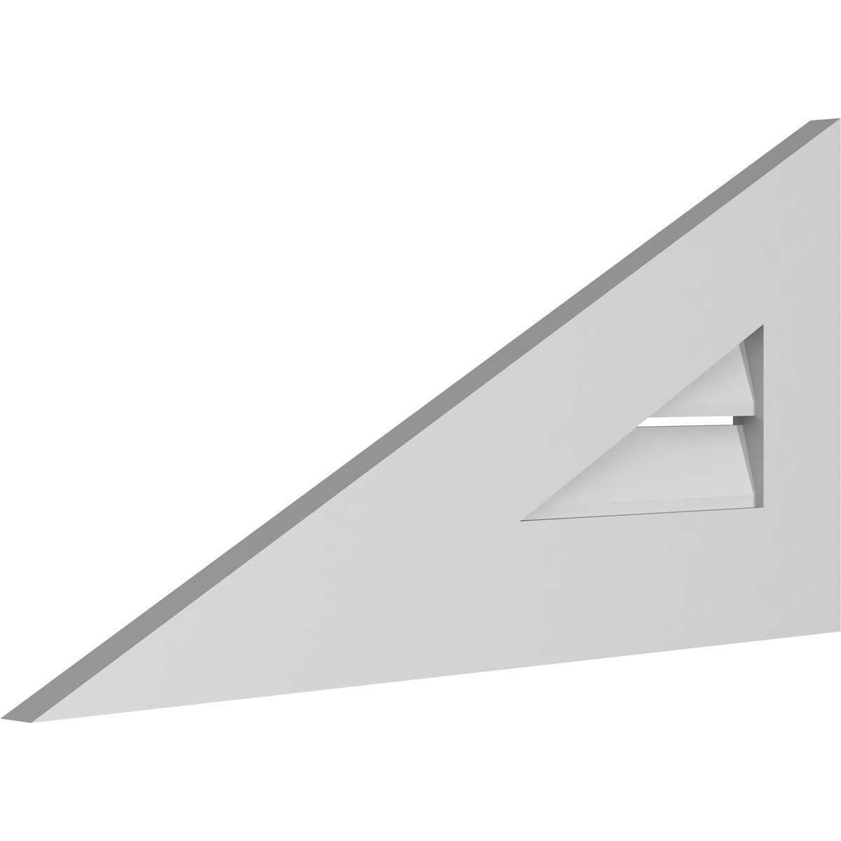 Ekena Millwork Triangle Left Side Surface Mount Urethane Functional ...