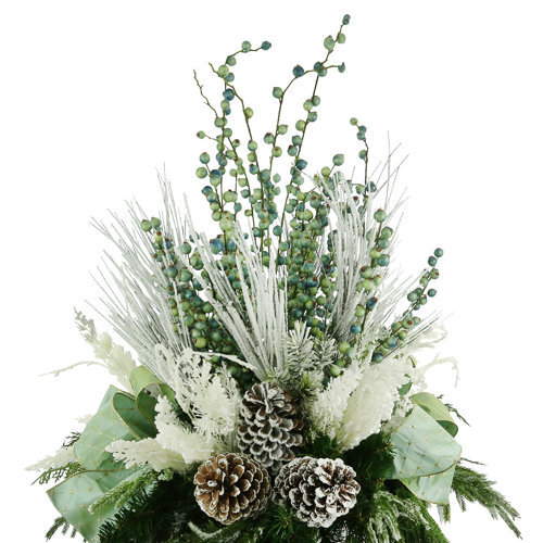Creative Displays, Inc. Evergreen Arrangement in Pot | Wayfair