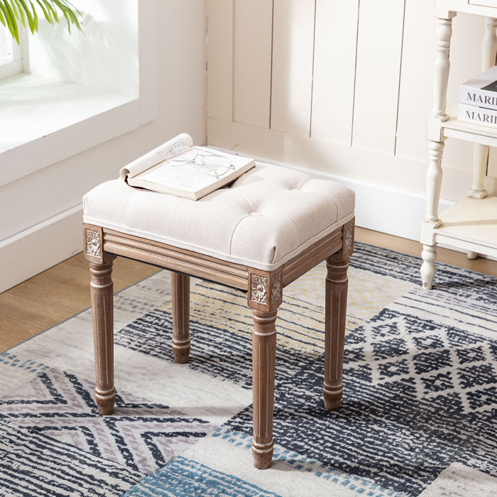 Kelly Clarkson Home Karen Solid Wood Accent Stool & Reviews | Wayfair