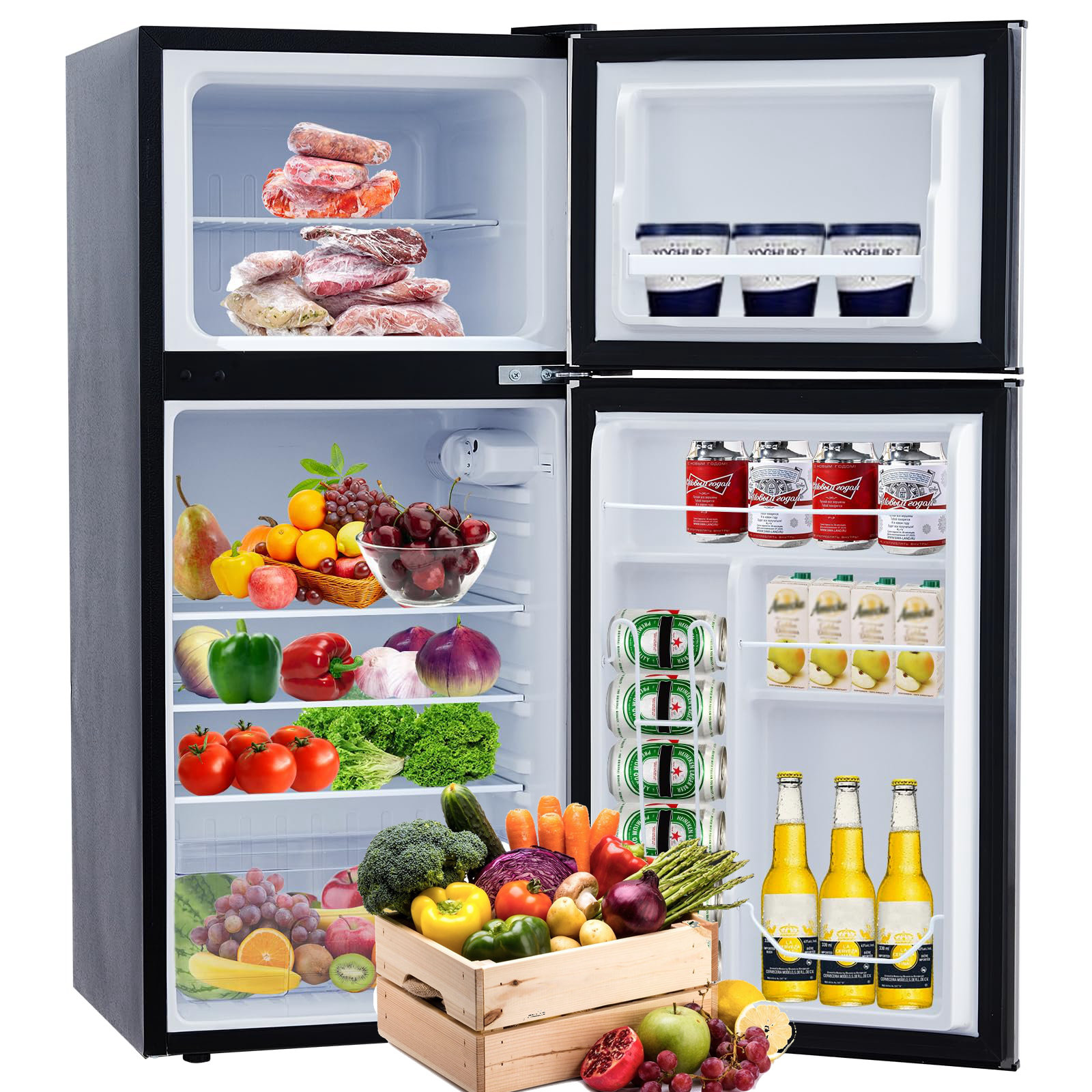 Zstar Mini Fridge With Freezer - Wayfair Canada