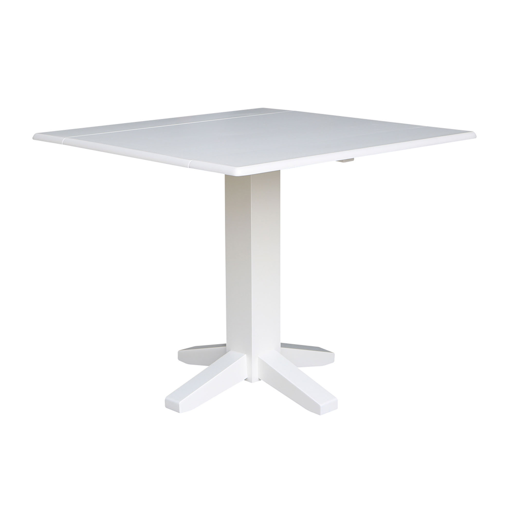 Latitude Run® Lesha Dual Drop Leaf Solid Wood Dining Table & Reviews ...