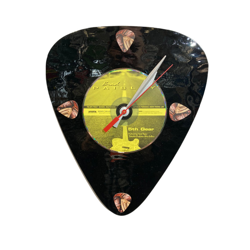 Rocking The Clock Studio Series Glass Wall Clock | Wayfair