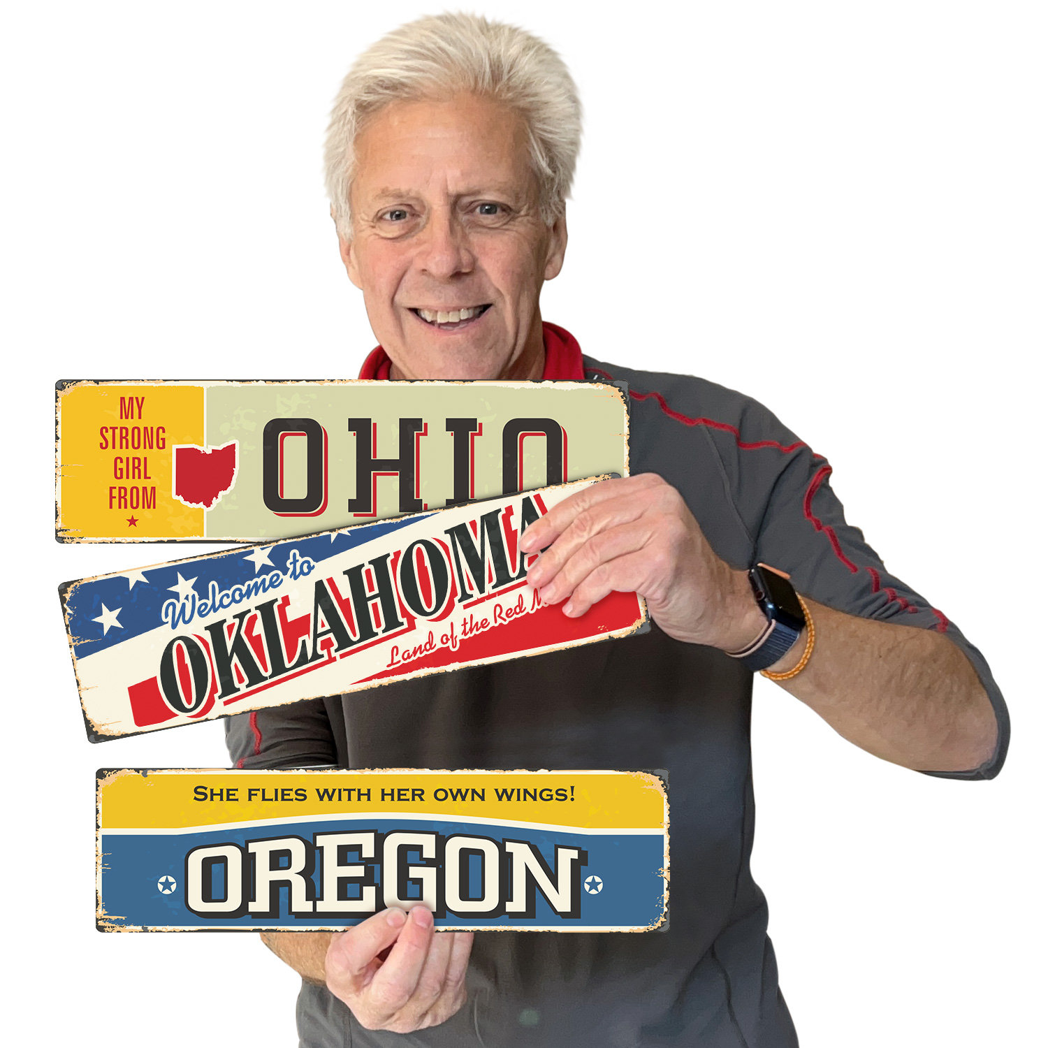 SmartSign Vintage Oregon State Sign | Wayfair