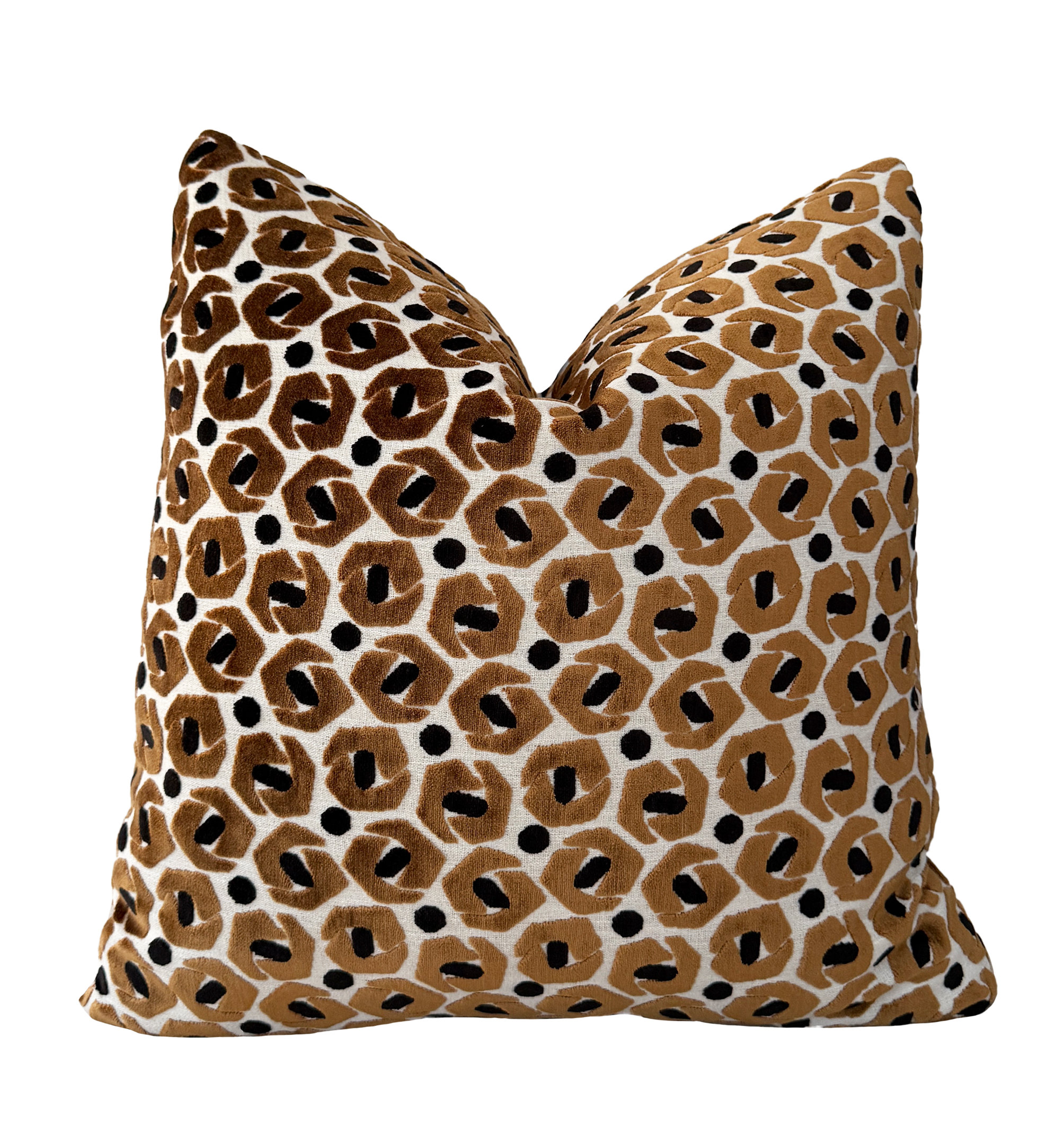 Smithy Home Couture Broken Rings Velvet Throw Pillow Cover | Wayfair