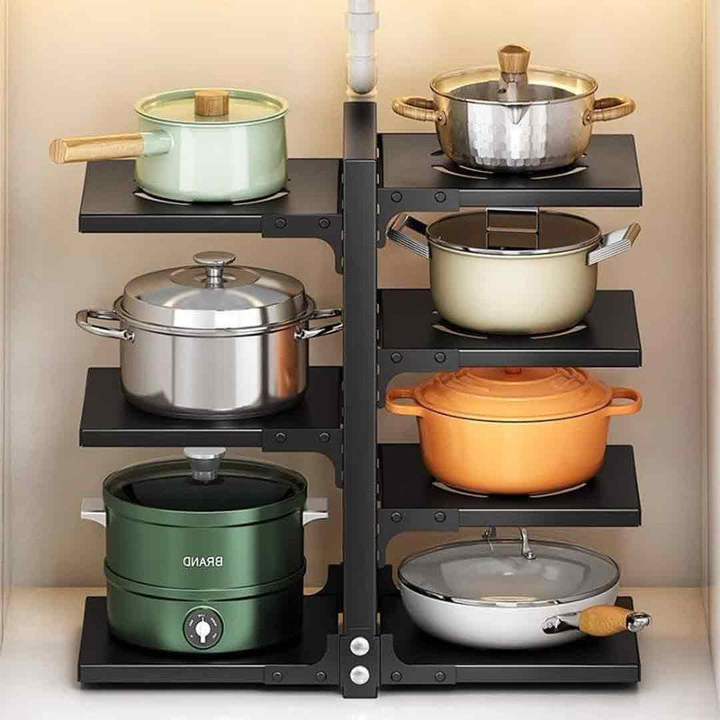 Latitude Run® Carbon Steel Rectangle Countertop / Cabinet Pot Rack ...